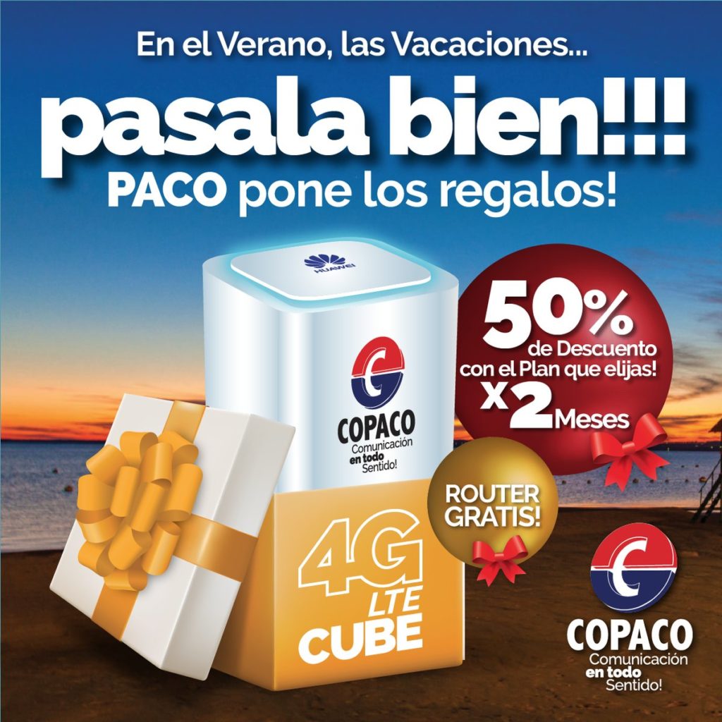 Copaco continúa con su promoción de internet "Pasala bien" - La Unión